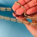 18K Baby Figaro Chain Necklace, Kids Figaro Necklace, Toddler Figaro ...