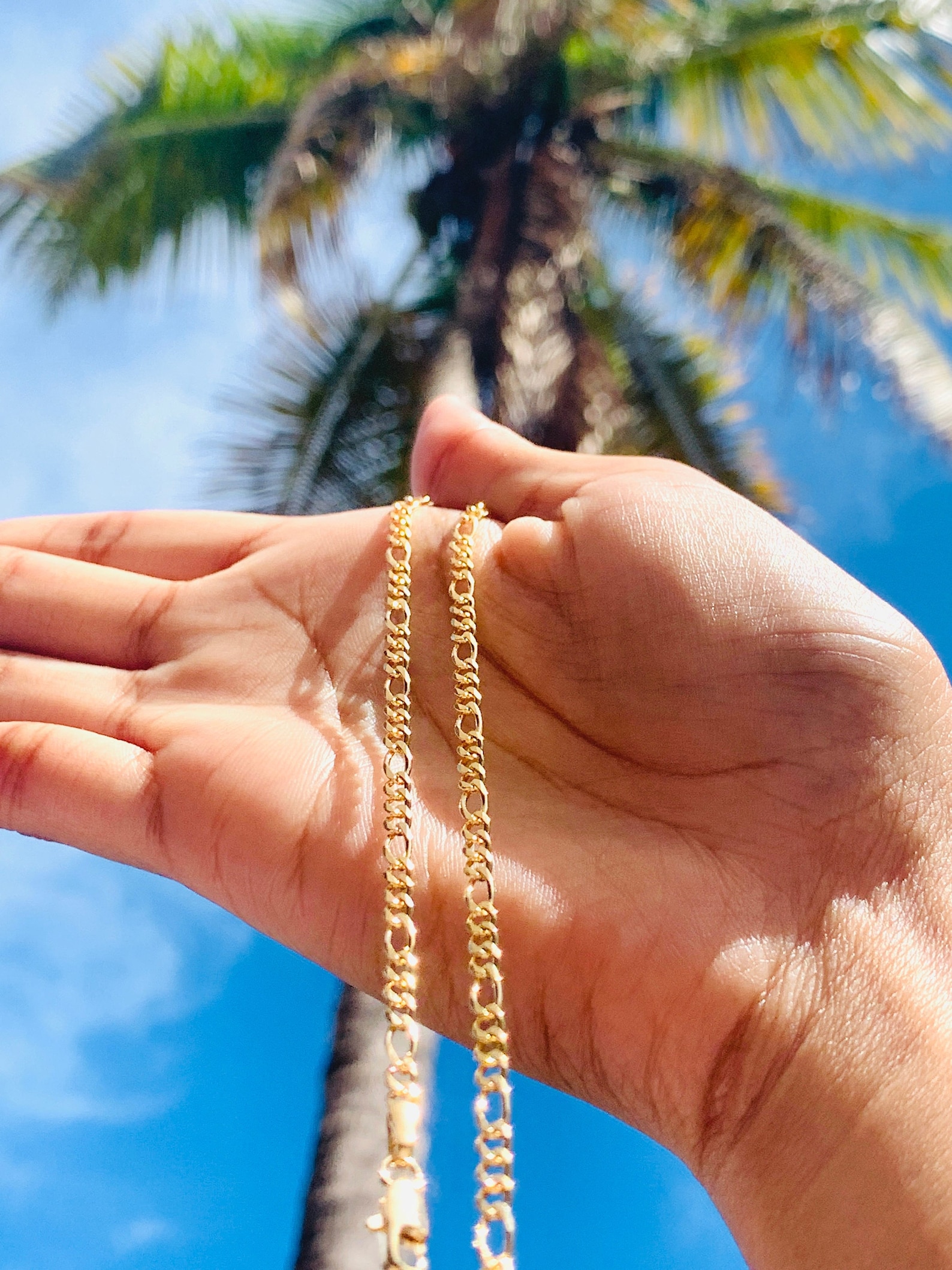 18K Baby Figaro Chain Necklacekids Figaro Necklacetoddler - Etsy