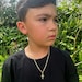 18K Baby Necklace for Boy,kids Gold Necklace,toddler Boy Necklace,baby ...