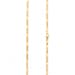 18K Baby Figaro Chain Necklace, Kids Figaro Necklace, Toddler Figaro ...