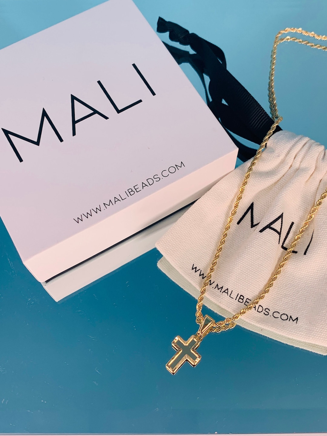 18K Baby Cross Necklace,rope Chain With Cross,kids Gold Cross Necklace ...