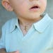 18K Gold Cross Necklace for Baby, Gold Filled Crucifix on Figaro Chain ...
