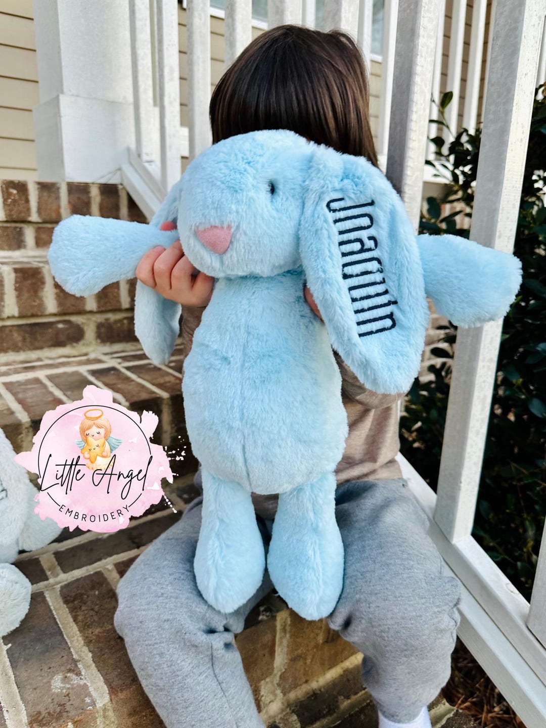 Monogrammed Bunny, Easter Bunny, Personalized Bunny Rabbit ...