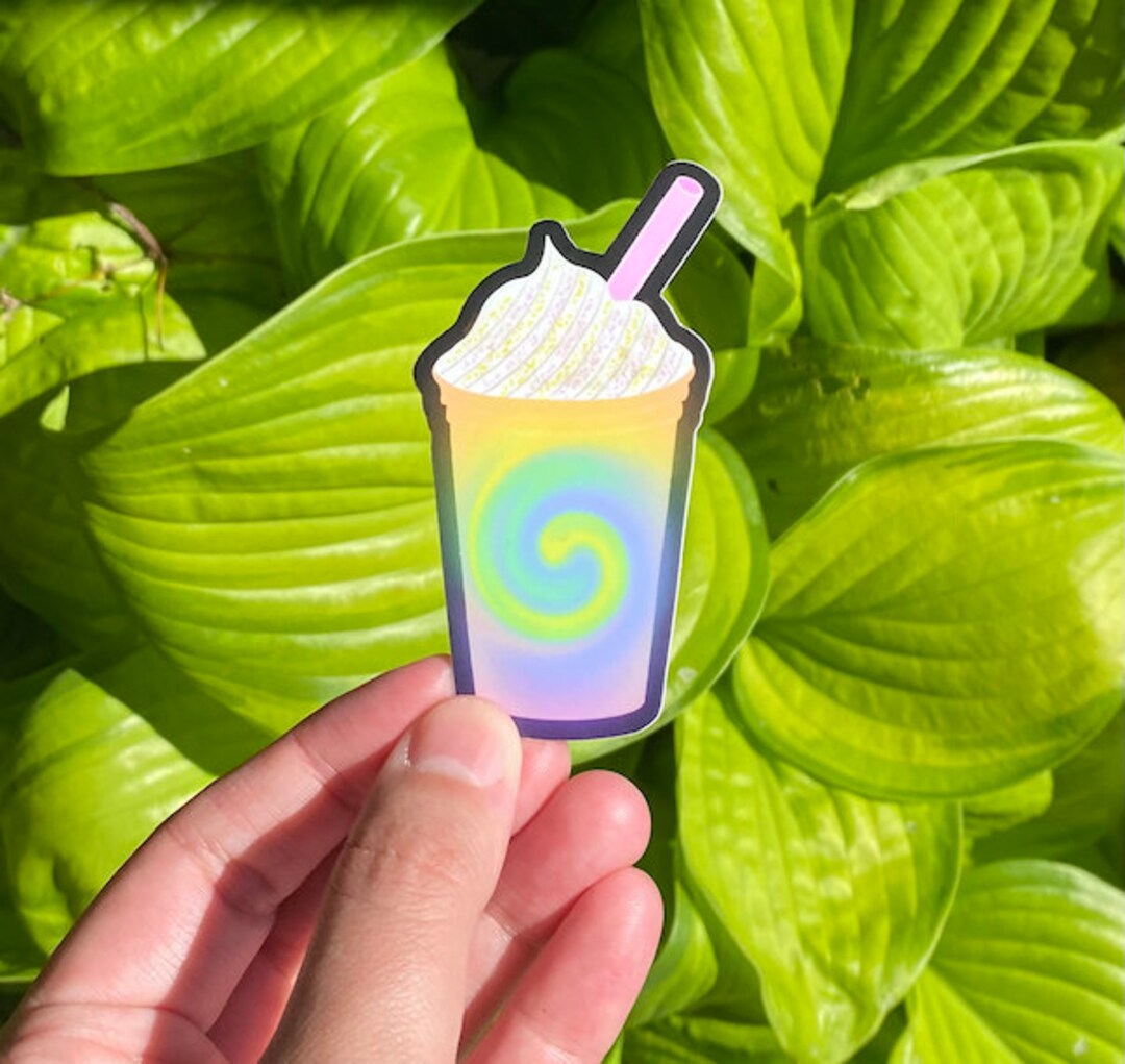 Glow Drink Vinyl Sticker - Etsy