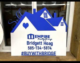 Realtor Sold Sign Realtor Closing Custom Sold Real Estate - Etsy