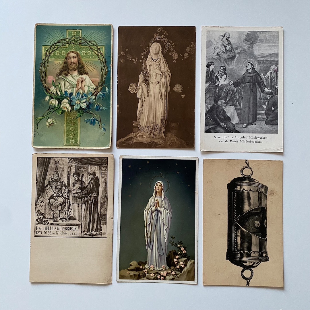 6 Vintage Postcards 1900s Religious Christian Catholic Jesus Antique ...