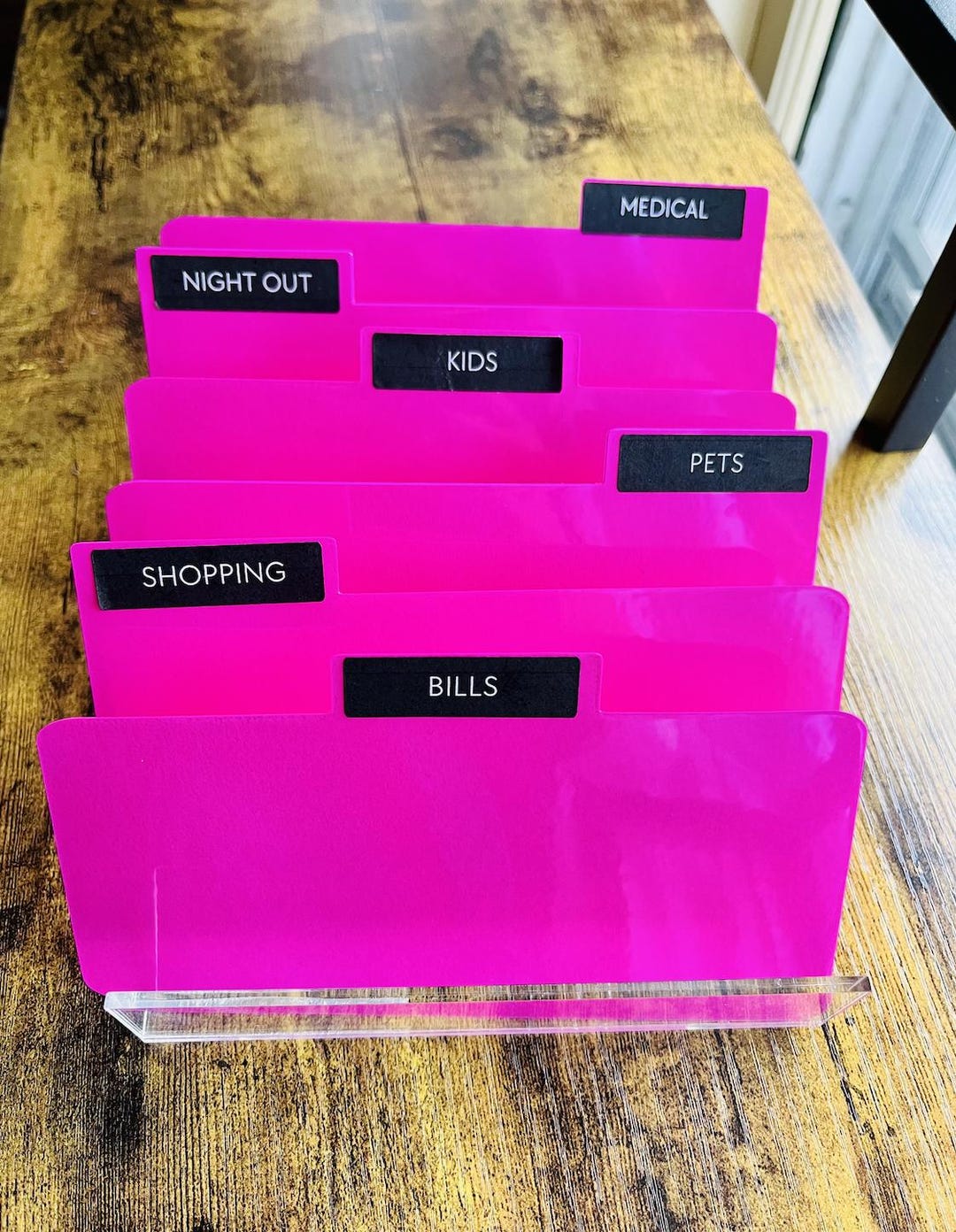 Personalized Laminated Cash Wallet Dividers | Budgeting Cash Envelope ...