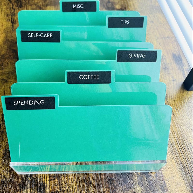 Cash Envelope Dividers - Etsy