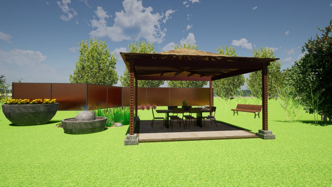 Gazebo Plans, Pavilion Plans, Pergola Plans, Design Plans, DIY Plans ...