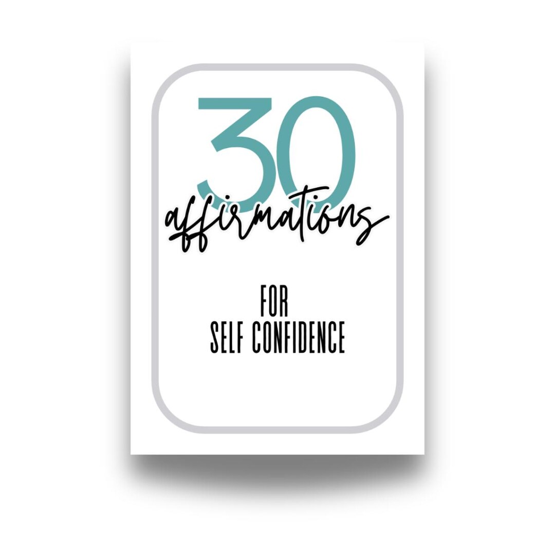 Printable Self-love and Self-esteem Affirmation Cards Boost Confidence ...