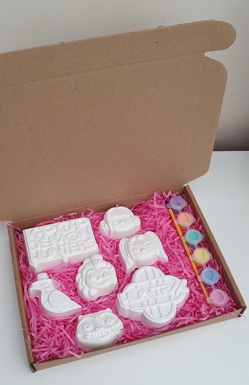 K Pop Huntrix Demon Hunters Painting Activity Set and Craft Kit - Etsy UK