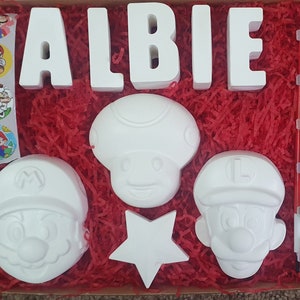 Super Mario Personalised Painting Set - Etsy UK