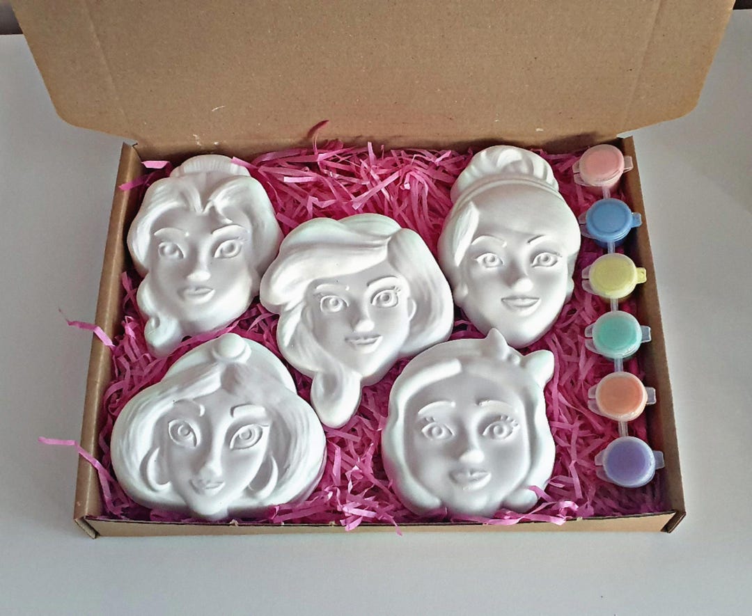 Paint Your Own Princess Activity Craft Box - Etsy UK