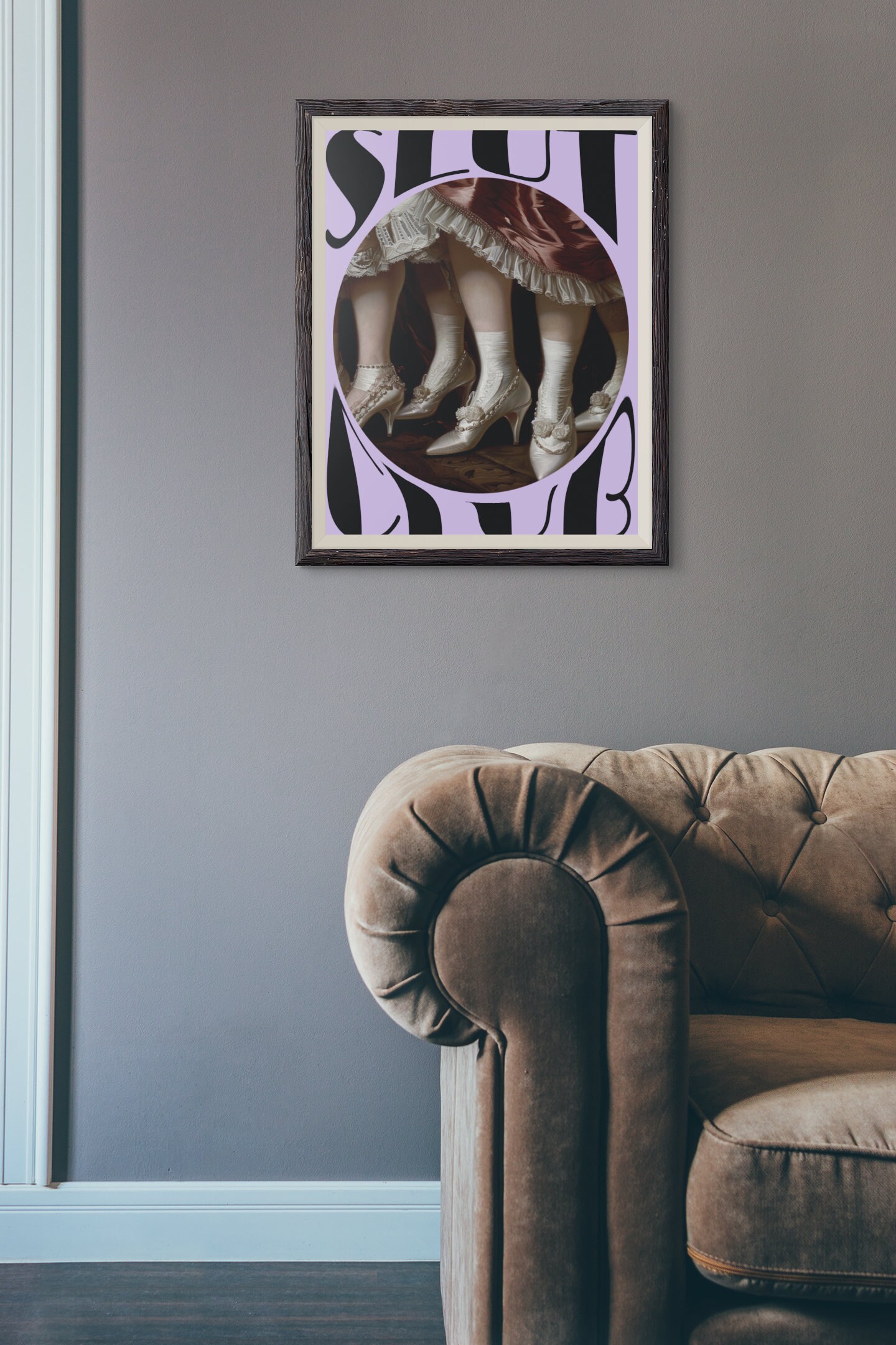 Feminism Poster, Slogan Picture, Slut Club, Berry Wall Art, Deco Trend ...