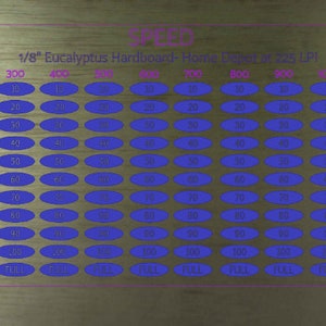 Engrave Settings Test for Glowforge - Etsy