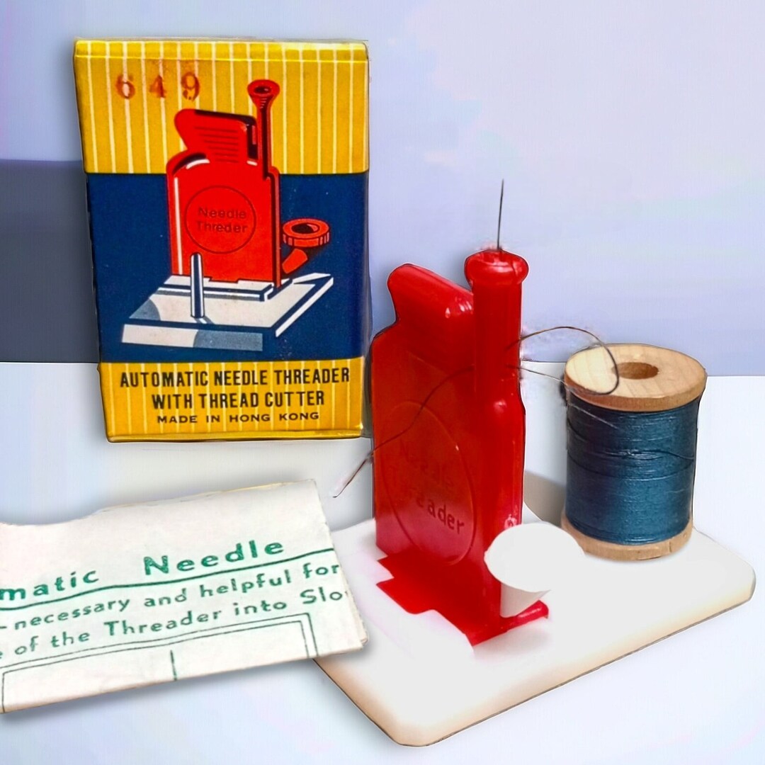1950s Automatic Needle Threader & Thread Cutter Stitch Witch Brand New ...
