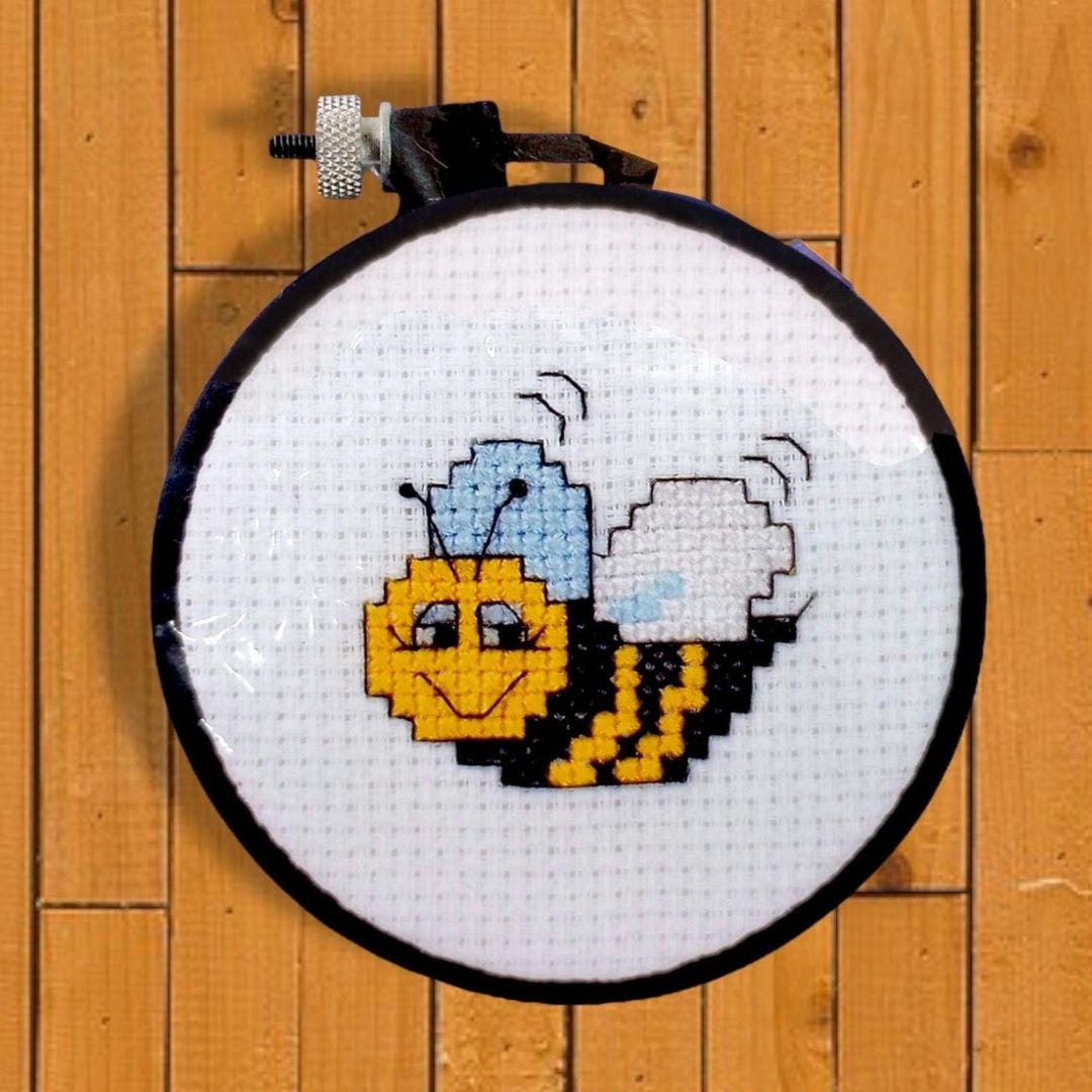 Mini Bumble Bee Kreuzstichpackung: Anfänger mit 3 "Hoop ~ USA, neu ...