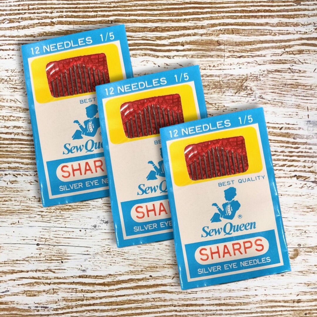 3 Vintage 1 / 5 Hand Sewing Needles Packets ~ 5 & Dime Counter Display ...