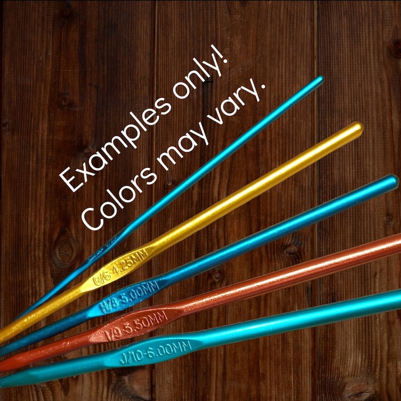 Boye USA* Vintage Aluminum Crochet Hooks ~ Pre-loved Excellent Condition! Made in the USA ...