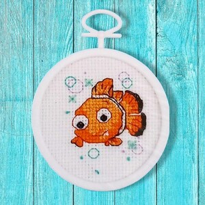 Kit: New Disney Pixar Finding Nemo Counted Cross Stitch "nemo" Made in ...