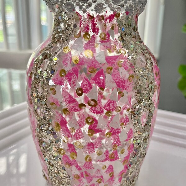 Hand Painted Vase - Etsy