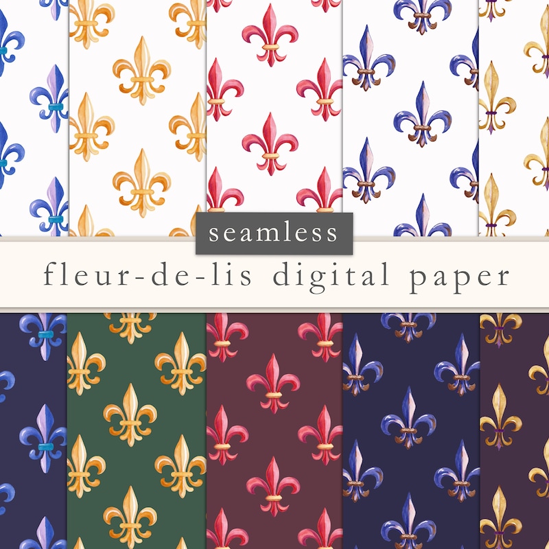 Fleur De Lis Pattern - Etsy