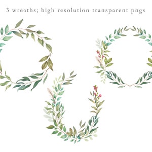 Watercolor Foliage Clipart, Leaves, Leaf, Polygon Frames, Foliage ...