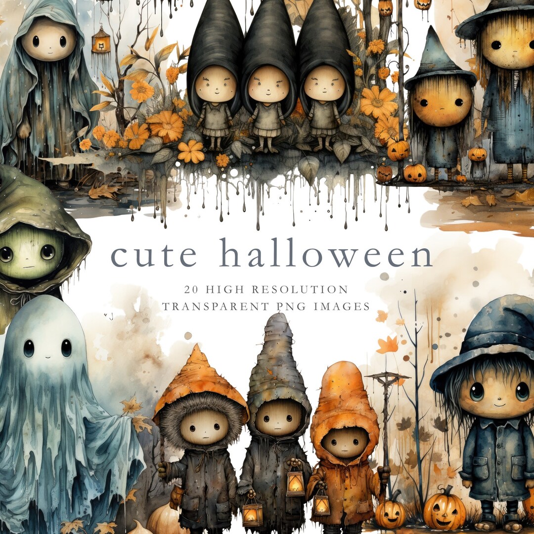 Cute Halloween Clipart, Cute Ghosts, Funny Halloween, Friendly Ghost ...