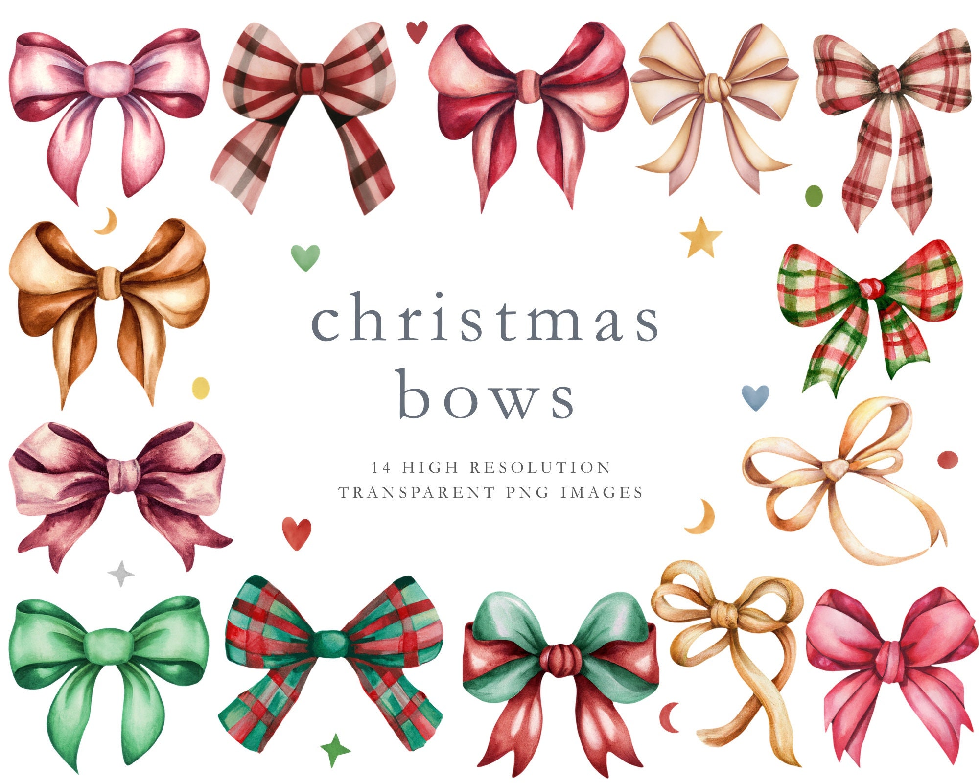 Christmas Present Bow Clip Art