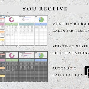 Monthly Budget Spreadsheet: Google Sheets Financial Planner (digital ...