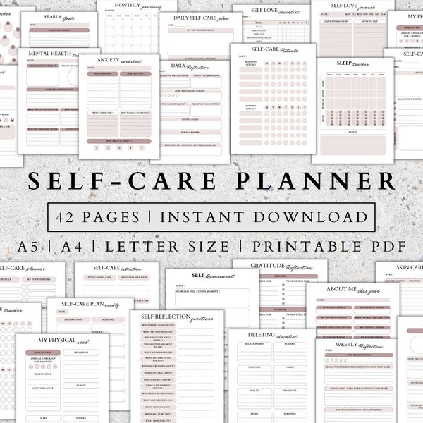 Health Planner - Etsy