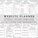 Printable Business Planner Bundle: Branding, Website, Blog (A5, A4 ...