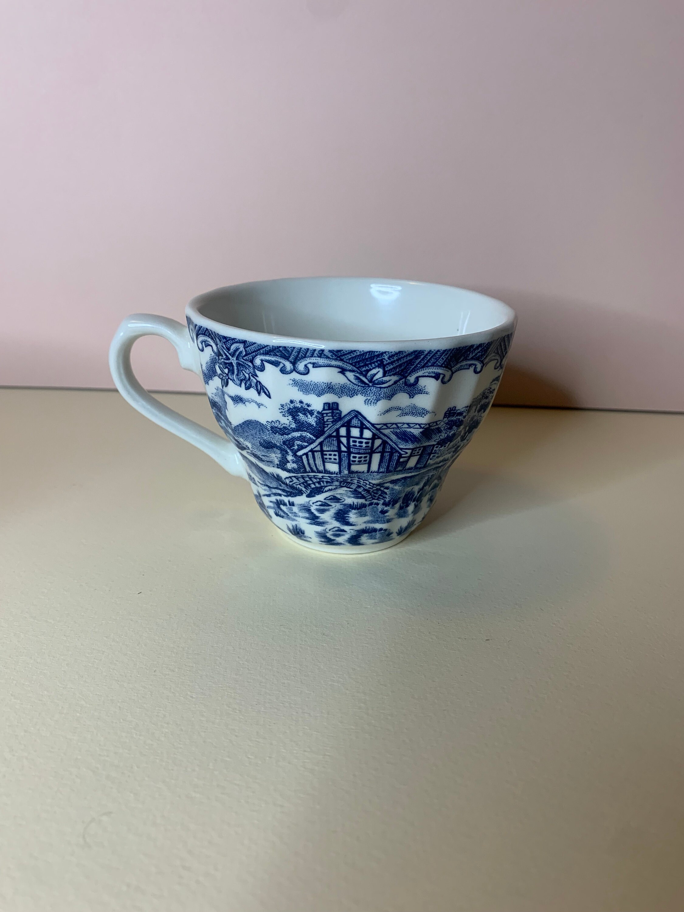 Rare Vintage Churchill "the Brook Blue" China Teapot - Etsy