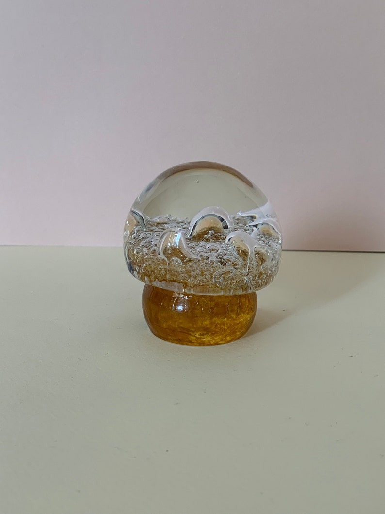 1970's Kosta Boda Goran Warff Mushroom Paperweight - Etsy