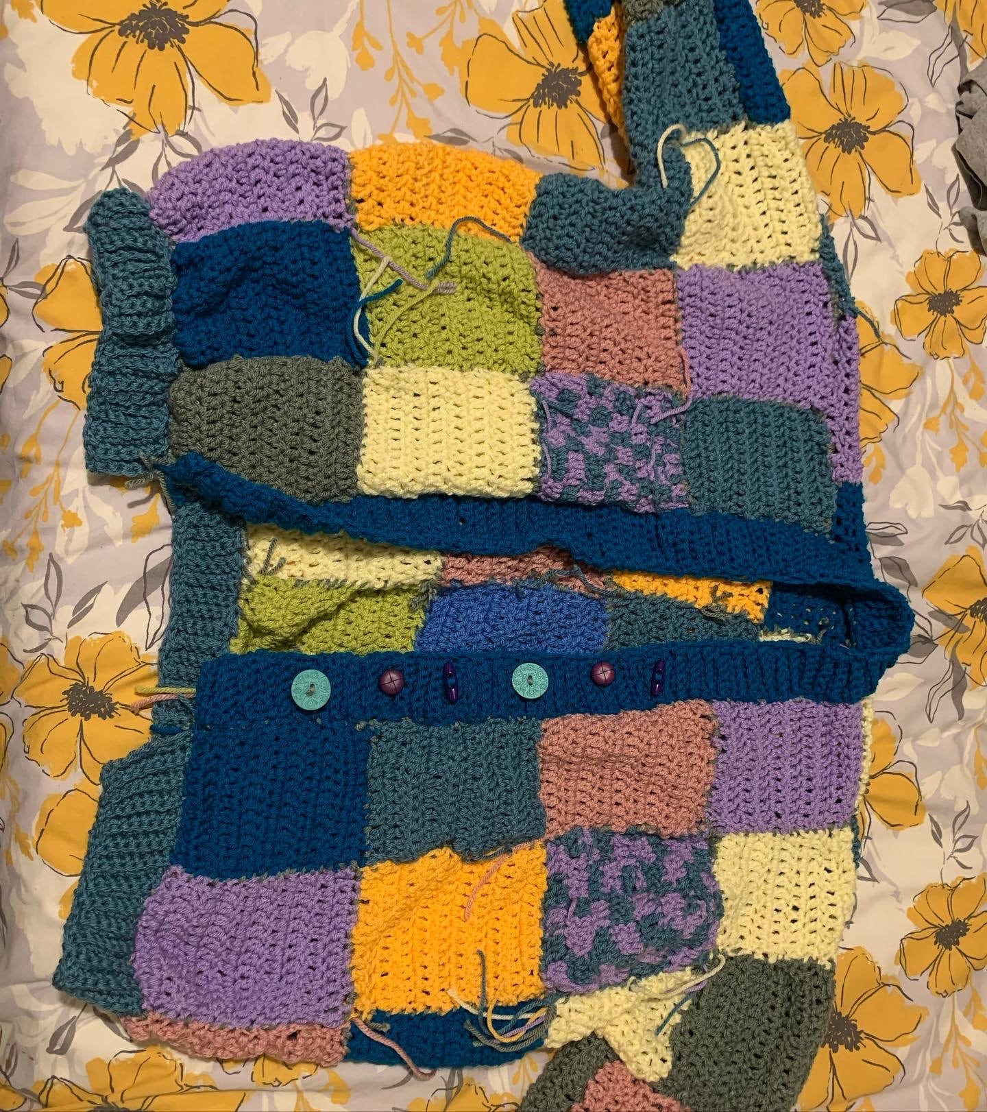 Patchwork Cardigan , Inspired by Harry Styles’ Jw Anderson Cardigan - Etsy