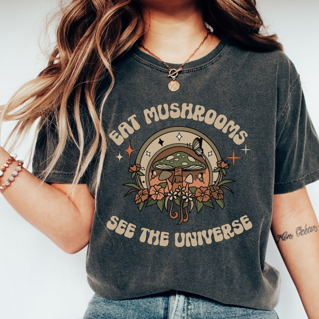 Magic Mushroom Shirt,mushroom T Shirt,mycology Shirt,psychedelic Shirt ...