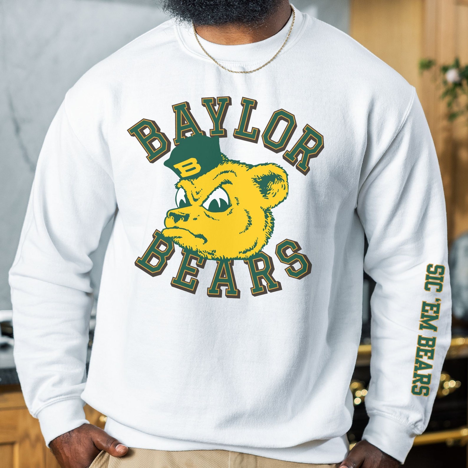 SAILOR BEAR Baylor Bears Baylor Bears University Baylor - Etsy