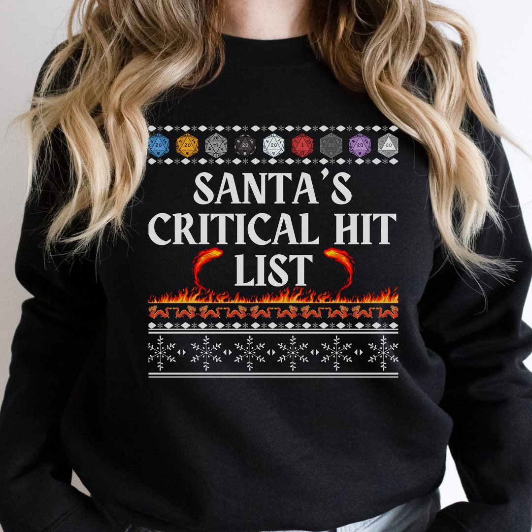 DND Ugly Christmas Sweater, Dungeons and Dragons, Dnd Shirt, DND Dice ...