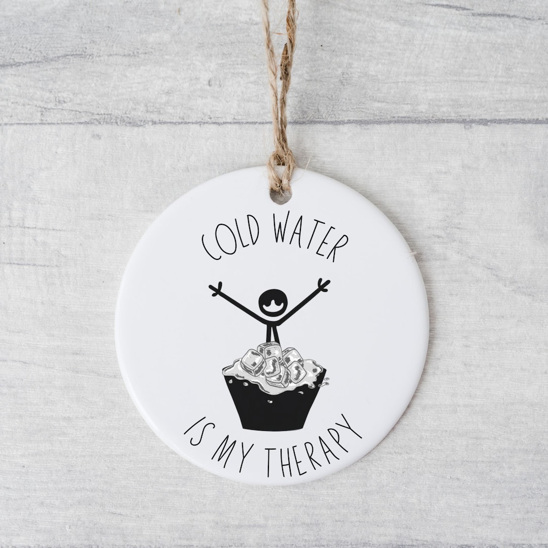 ICE COLD PLUNGE Ornament, Ice Bath Ornament, Wim Hof Breath Work ...