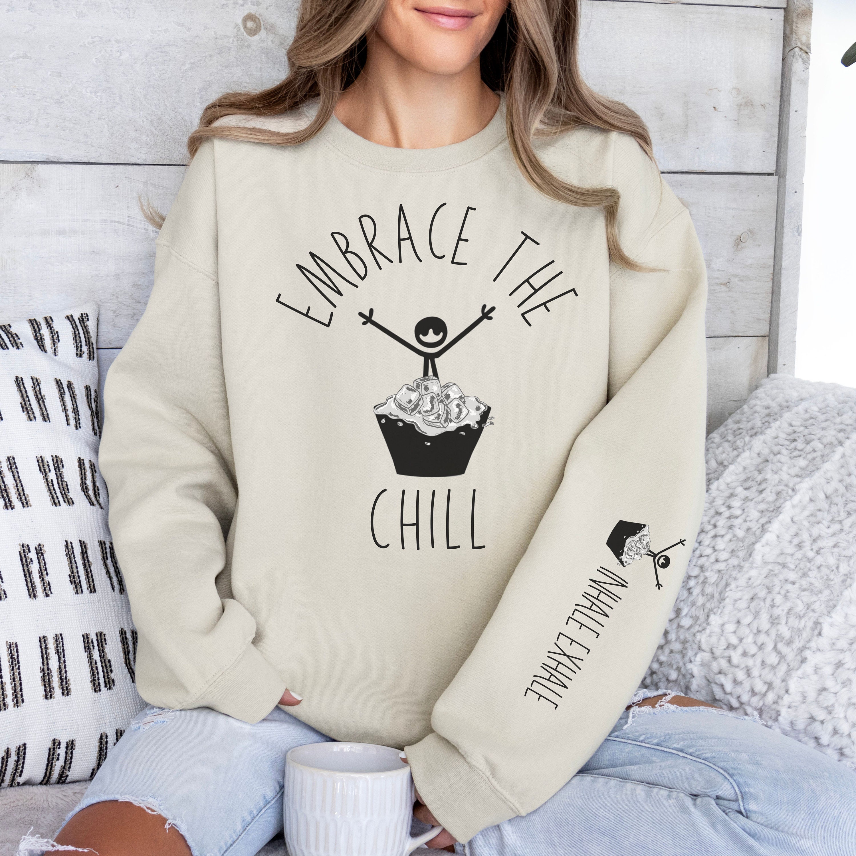 EMBRACE THE CHILL Ice Bath Sleeve Design, Coldwater Ice Bath T, Cold ...