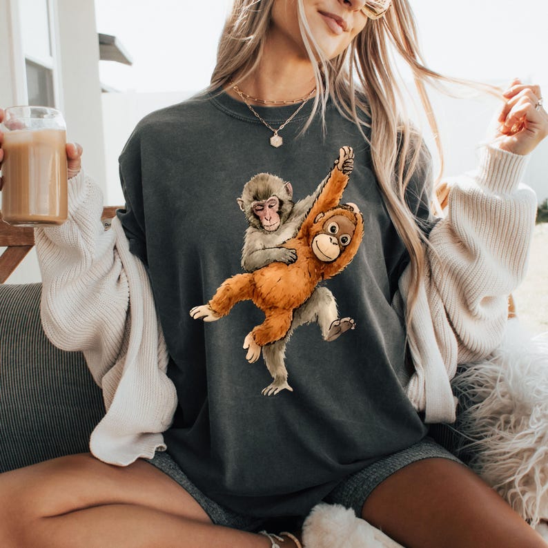 Paquete PNG de Punch the Monkey / 15 adorables imágenes prediseñadas de ...