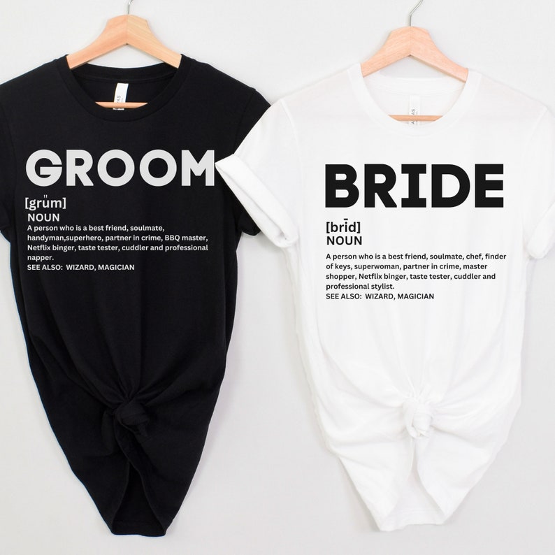 Bride Groom Shirts Honeymoon Shirts Organic Cotton Just Etsy