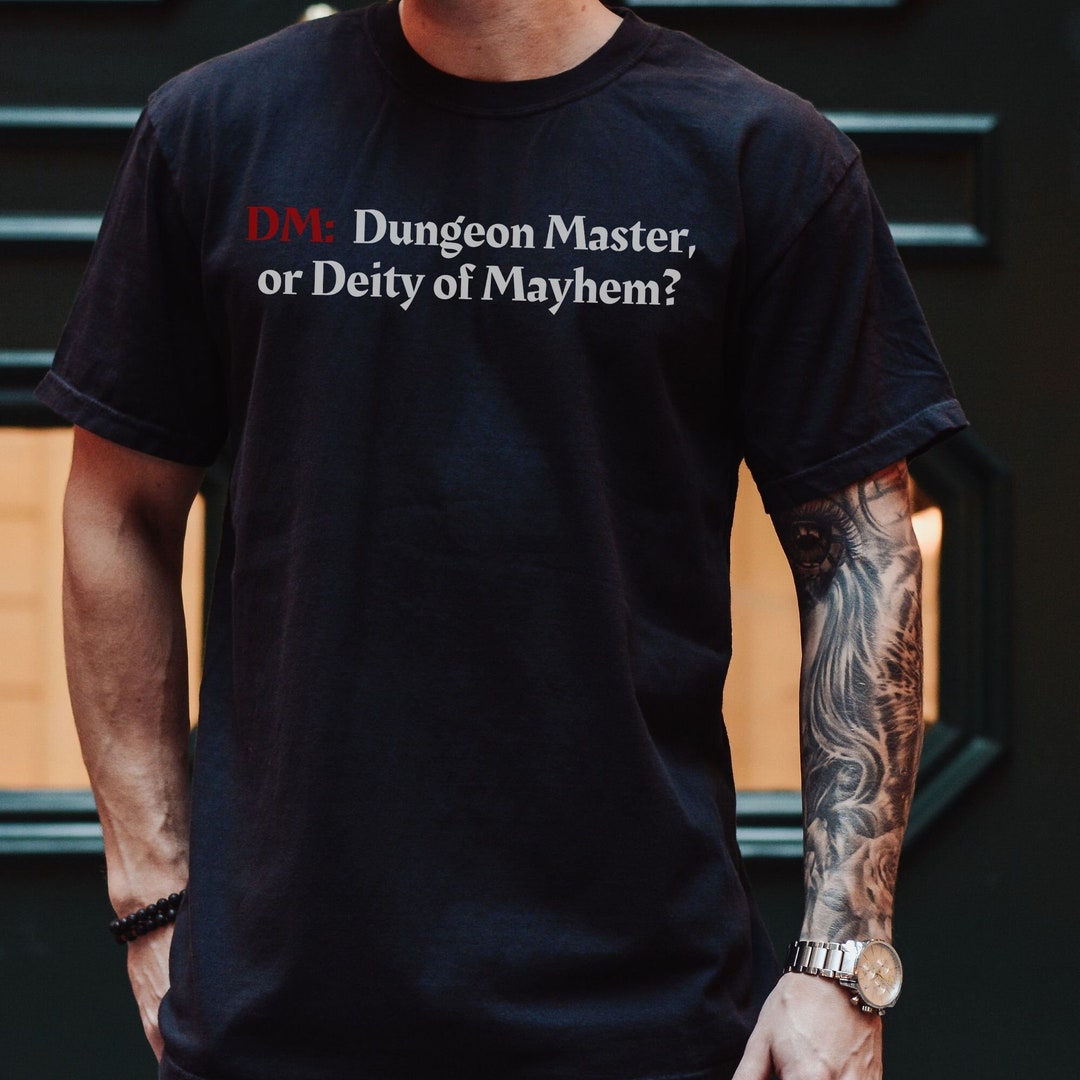 Dungeons and Dragons DM Shirt, Dnd Shirt, Dice Shirt, Gaming Dice Shirt ...