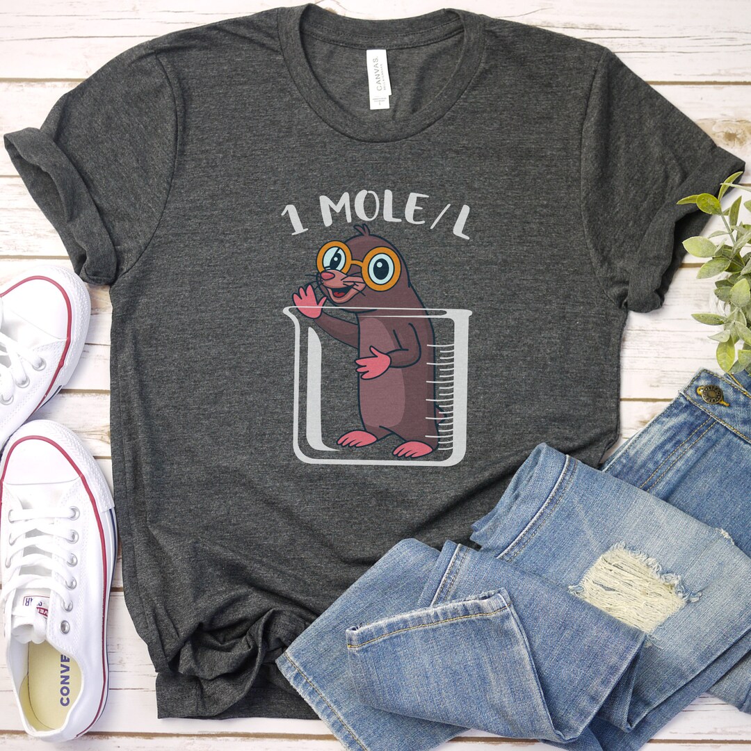 Funny Science Shirt,mole a Litre Tee,science Meme Shirt,funny Chemistry ...
