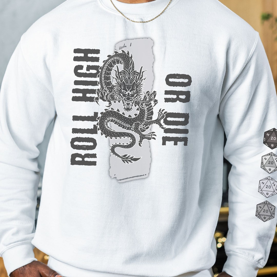DND Dragon Dice Sweatshirt, Dungeons and Dragons, Dnd Shirt, DND Dice ...
