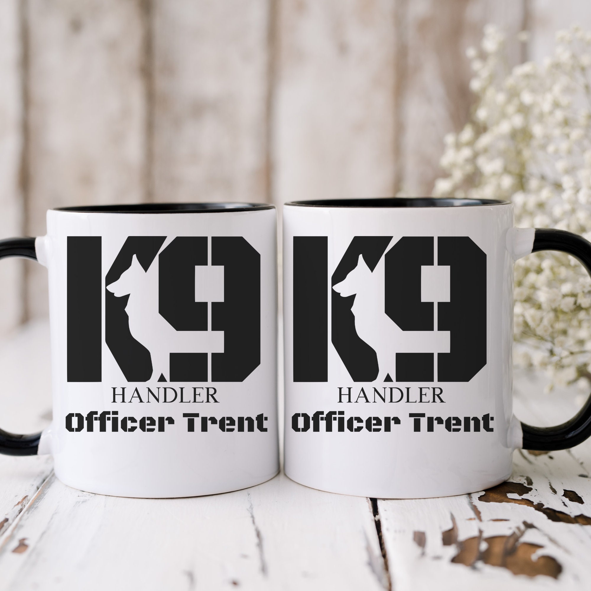 K 9 HANDLER Police Officer Christmas Gift, Police Officer K9 Unit Mug ...