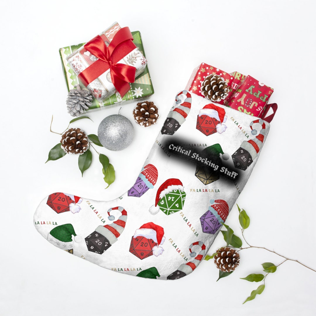 DUNGEONS and Dragons Stocking, DND Gift, Dnd Christmas Stocking ...