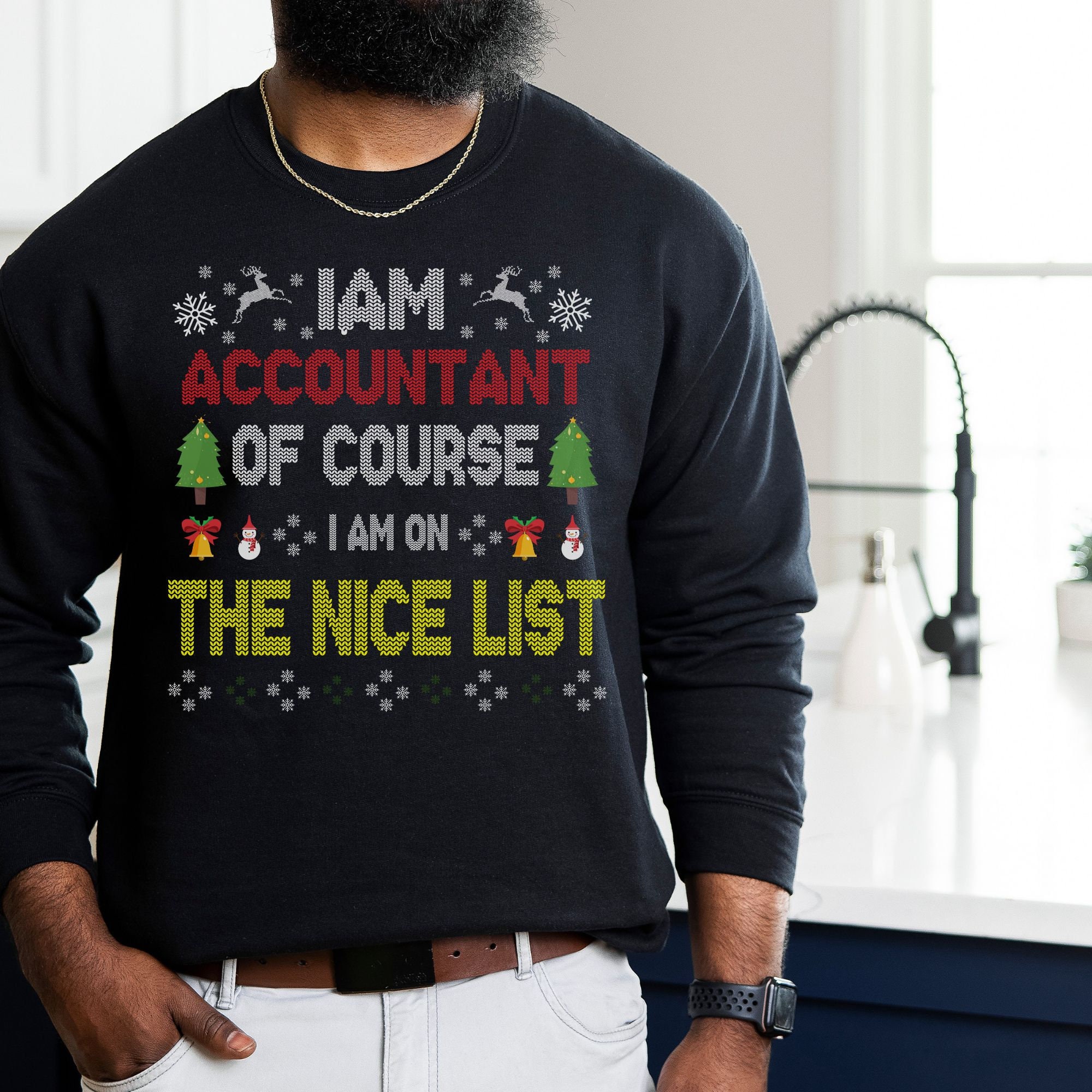 ACCOUNTANT UGLY CHRISTMAS Sweater, Accountant Christmas Shirt ...