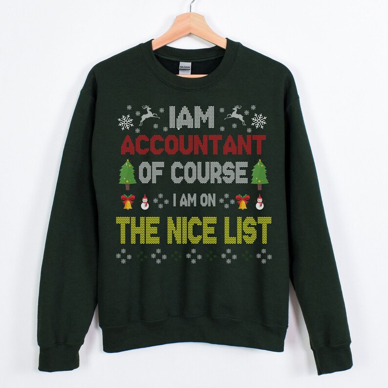 ACCOUNTANT UGLY CHRISTMAS Sweater, Accountant Christmas Shirt ...