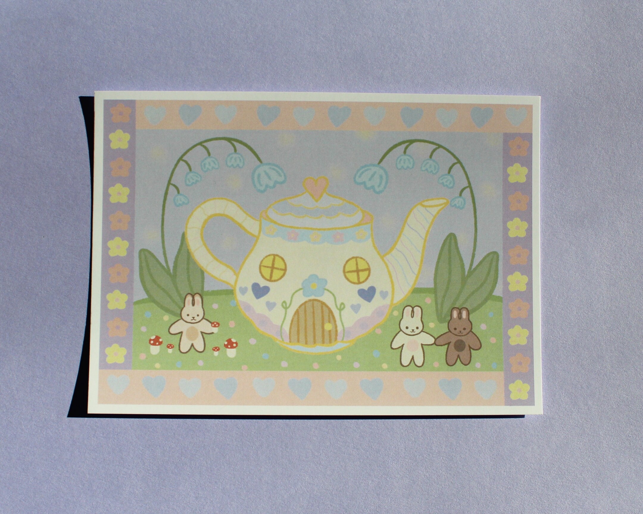 Teacup Buns Print - Etsy